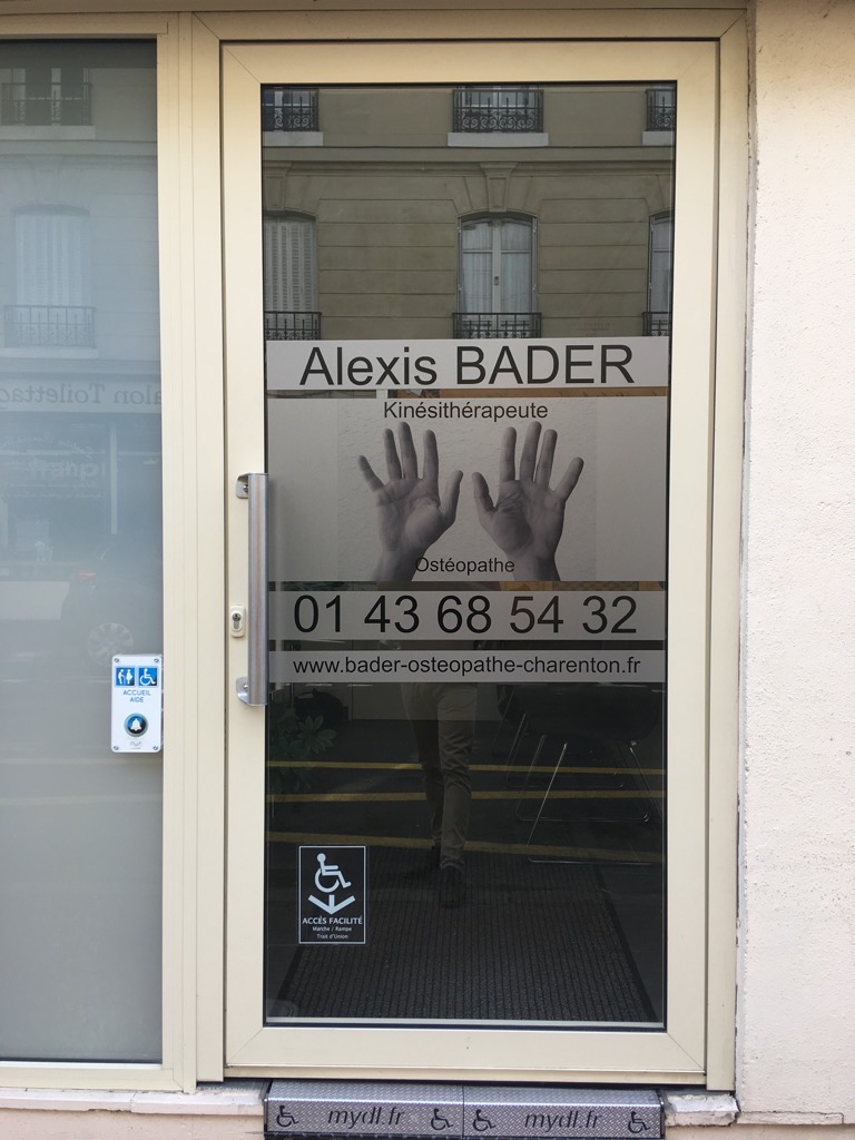 Bader Alexis Ostéopathe Charenton Accueil